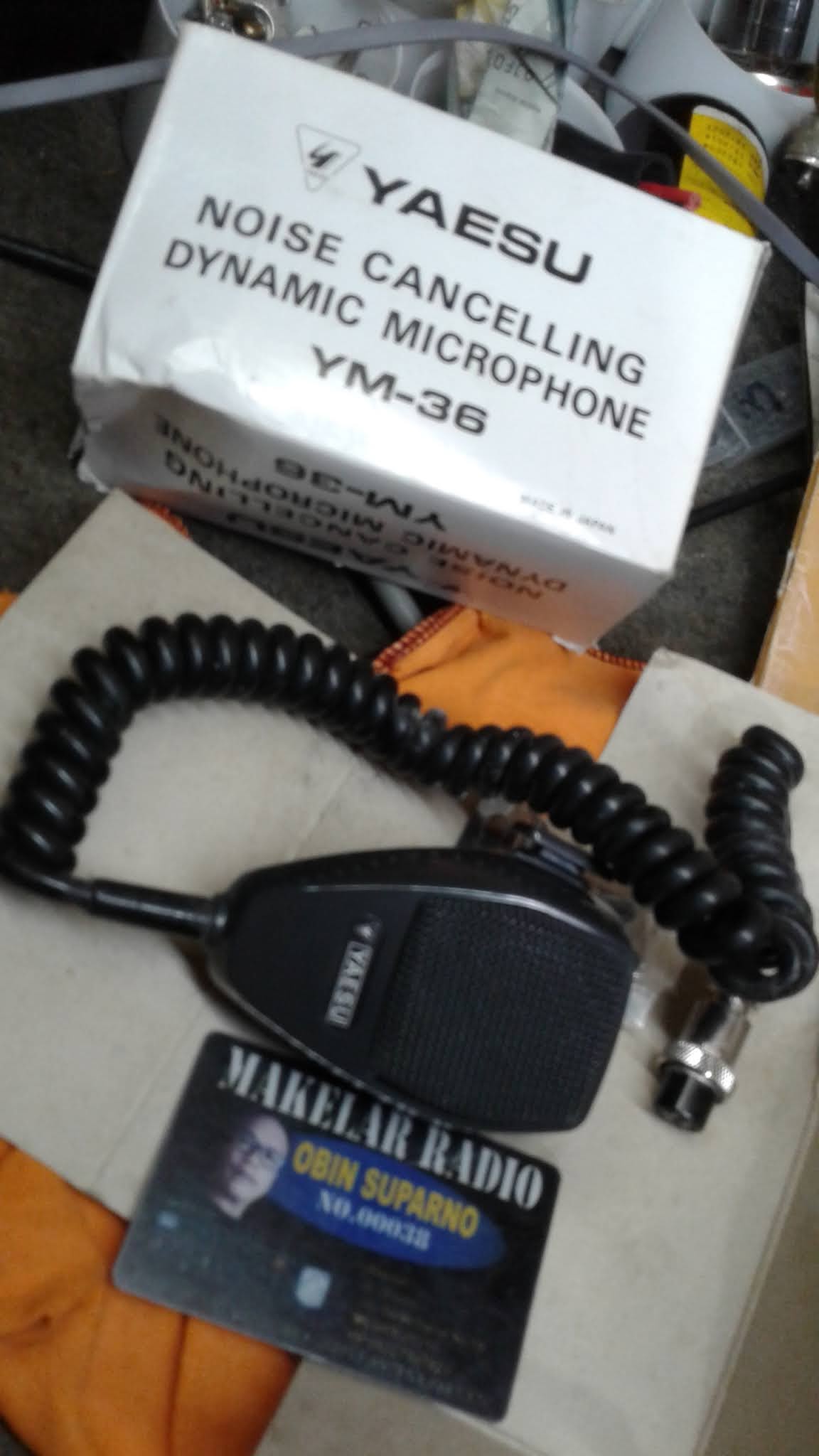 OBIN RADIO: Mic yaesu ym36