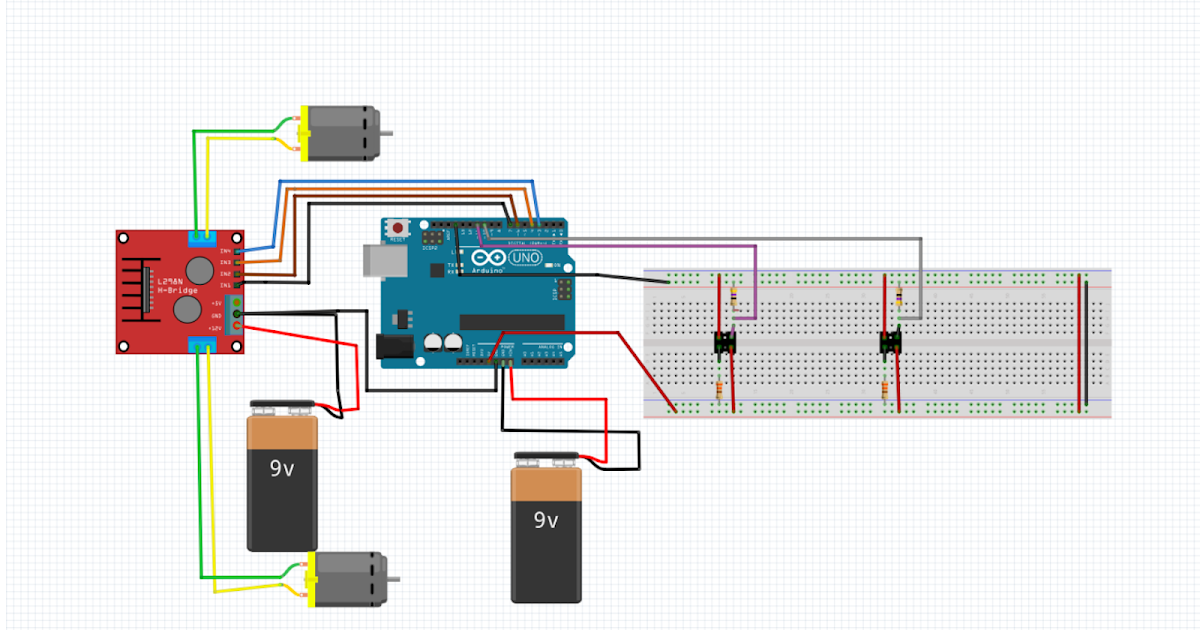 Carrito seguidor de linea - Arduino