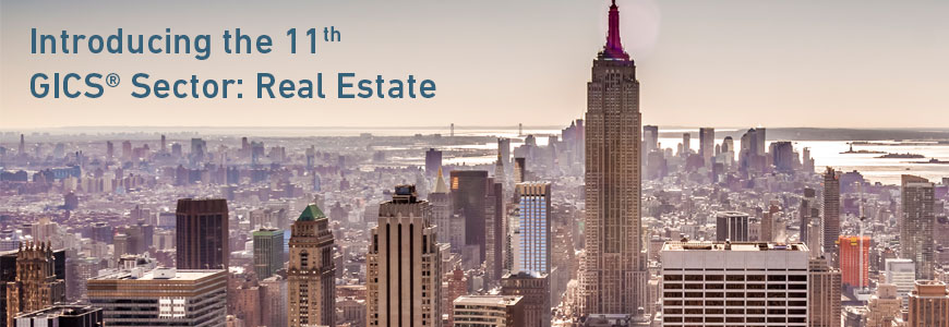 世界産業分類基準（GICS）に不動産セクター誕生へ