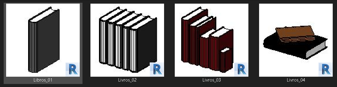 Livros em Revit - Famílias Revit