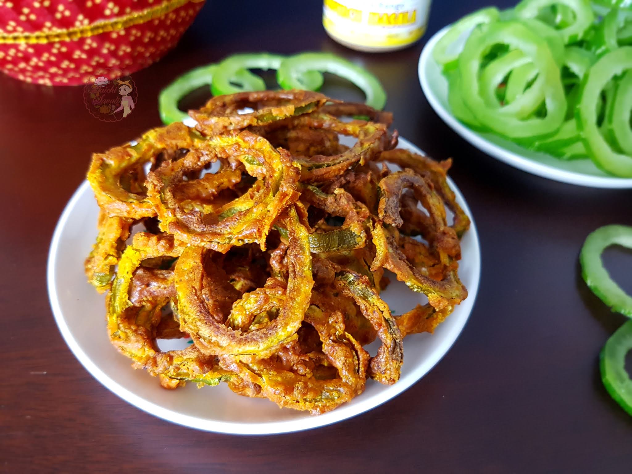 Air Fryer Snake Gourd Rings | Padwal Pakoda(Fritters) | पडवळ भज्जी ...