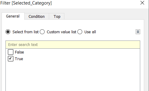 Create a parameter to filter the visual in Tableau Dashboard