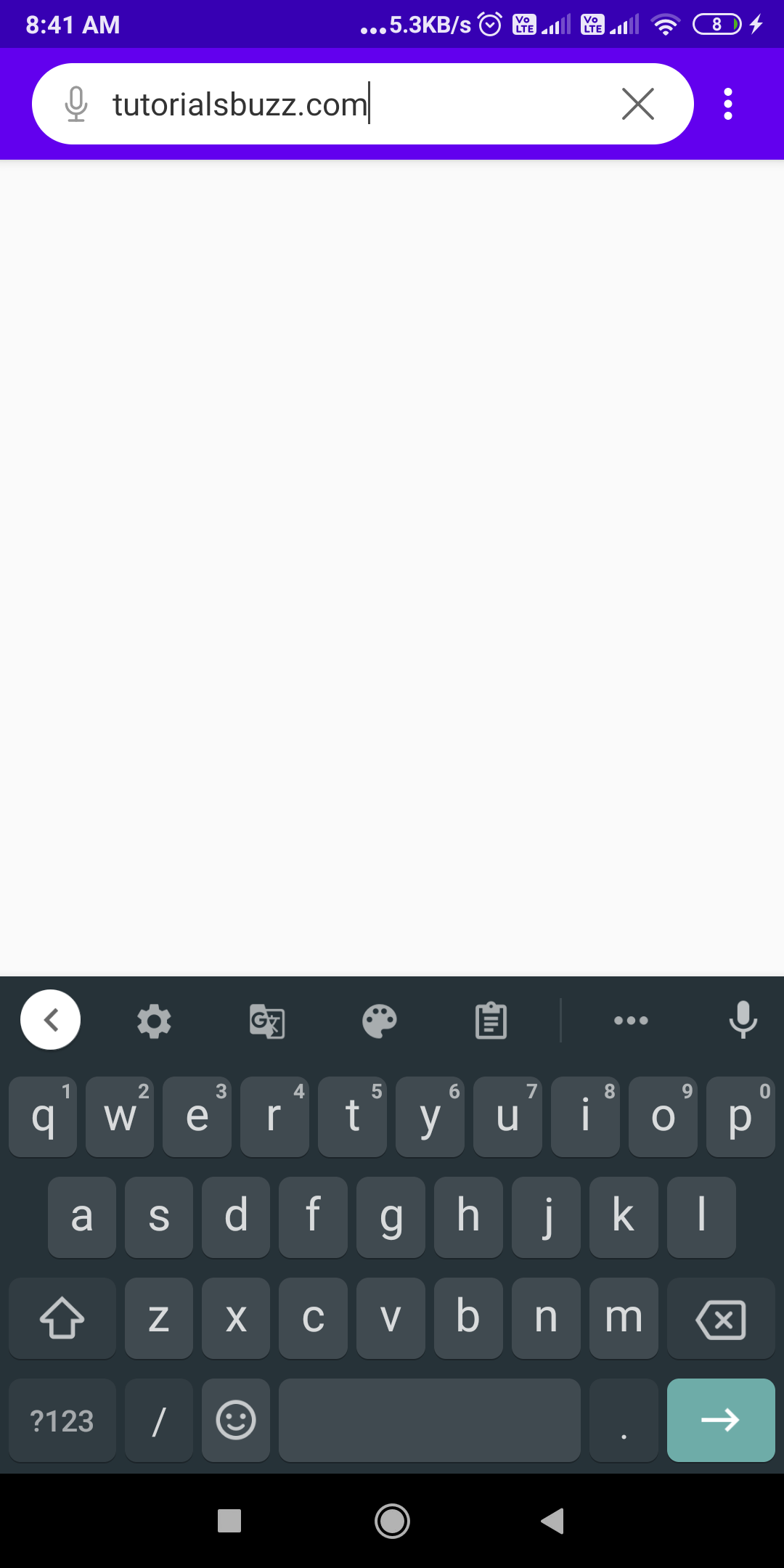 Tutorialsbuzz Android Adding Custom Layout To Actionbar
