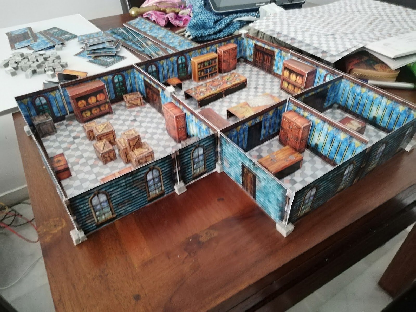 FEAR OF THE DARK SKIRMISH WARGAME : WARGAMING INSIDE BUILDINGS