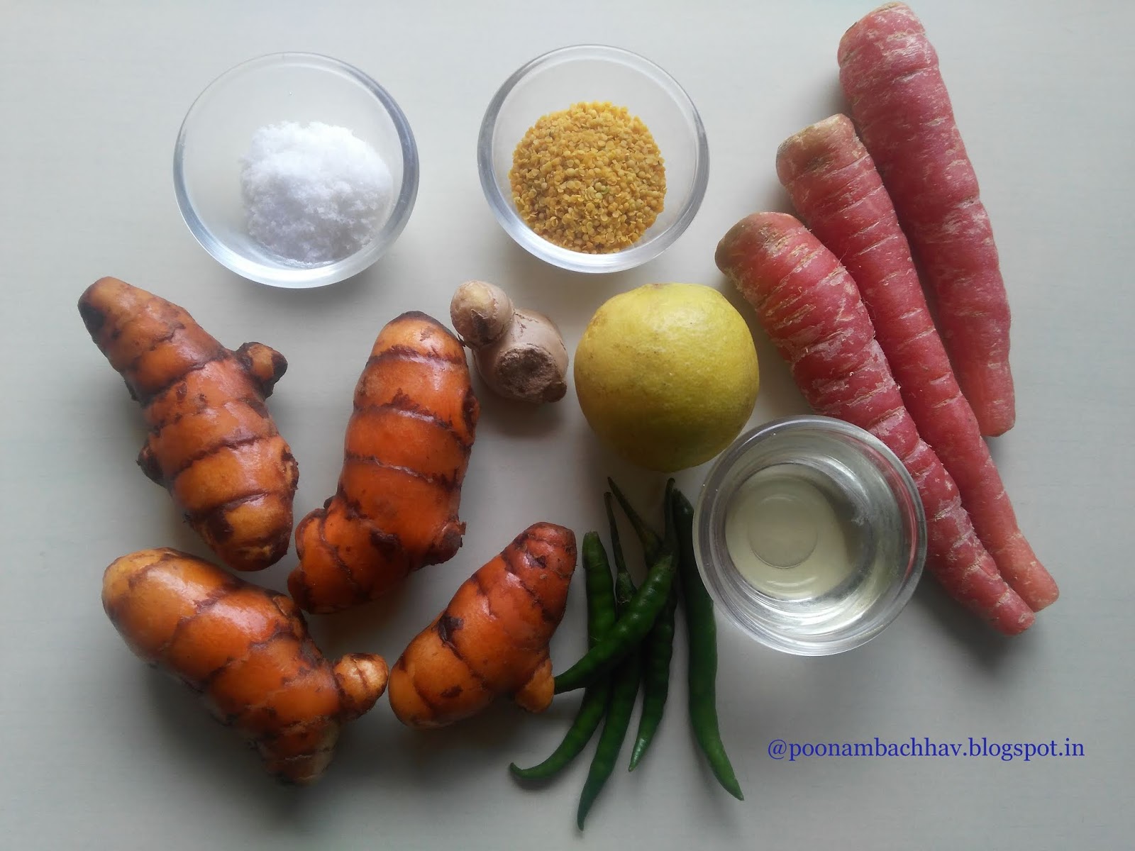 Annapurna: Fresh Turmeric Pickle / Kachi Haldi Ka Achar