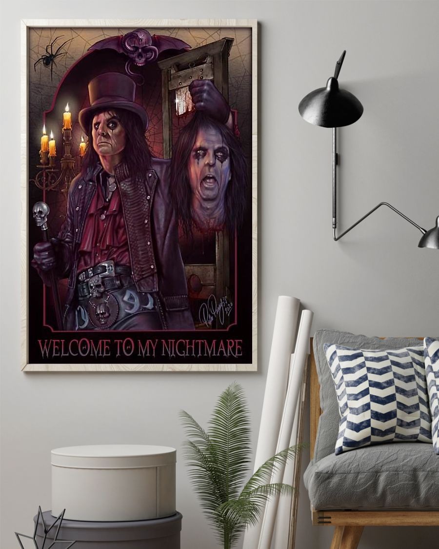 [NEW] Alice Cooper welcome to my nightmare poster