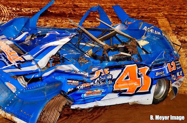 Dirt Dog TV News: ROUGH NIGHT AT 201 SPEEDWAY ~ Josh McGuire & 2 Other ...