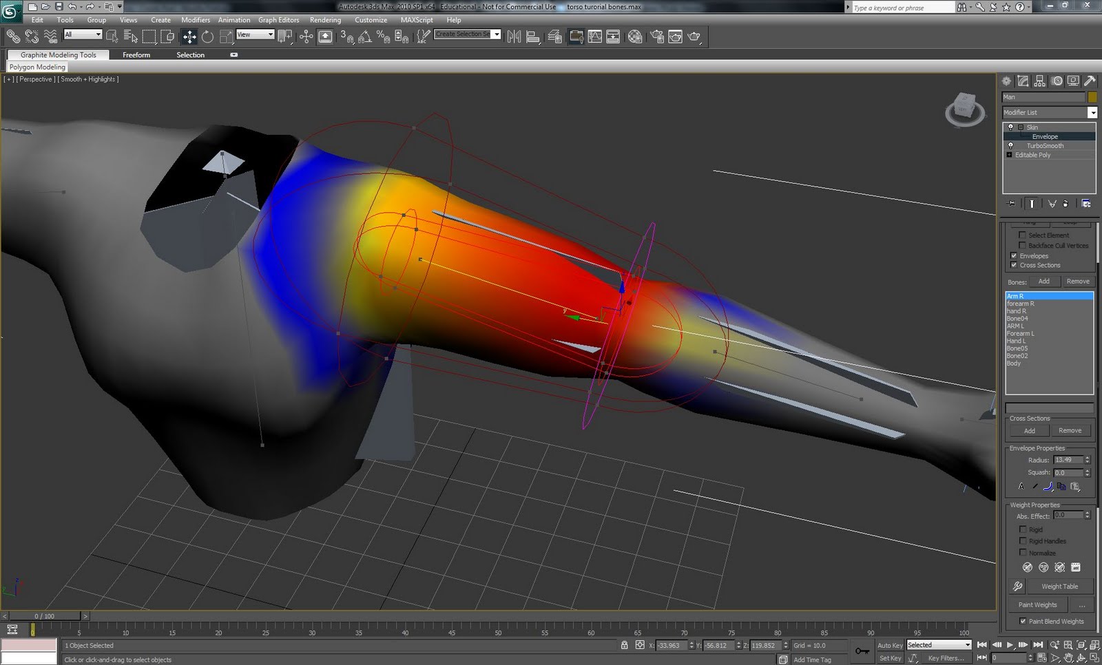 3D Modelling and Animation: Using bones
