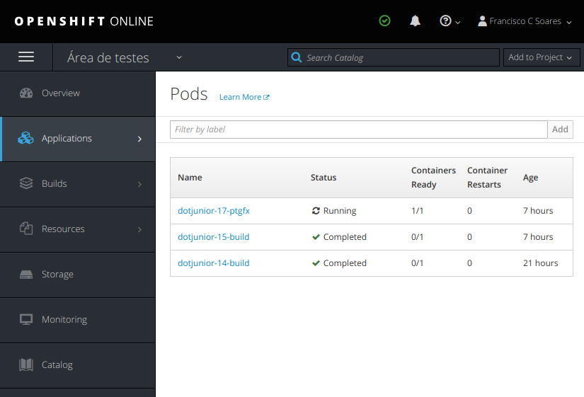 Francisco C Soares: OpenShift para iniciantes