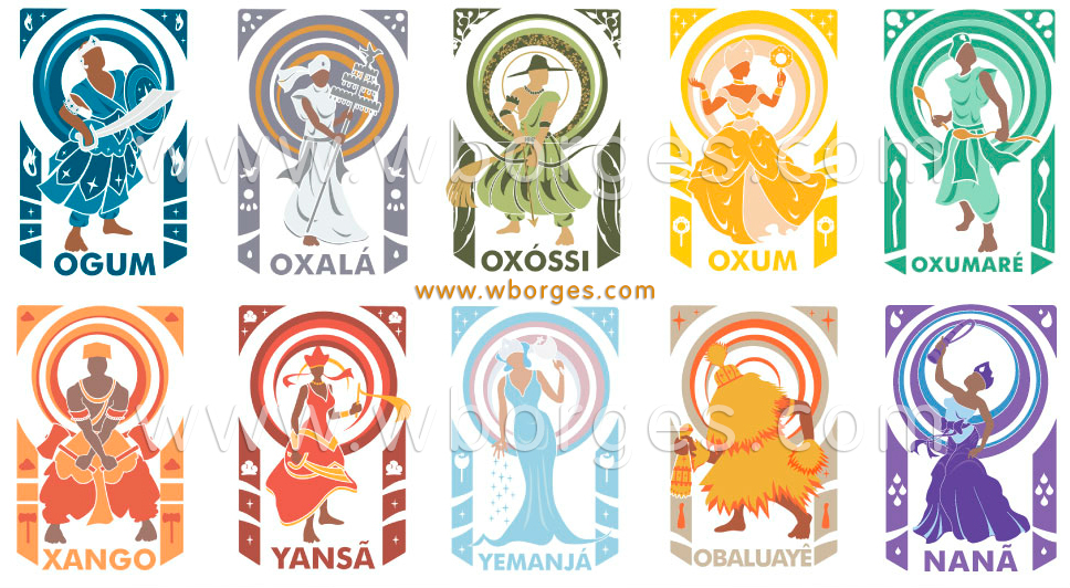 Wellington Borges's Artworks: Orixás