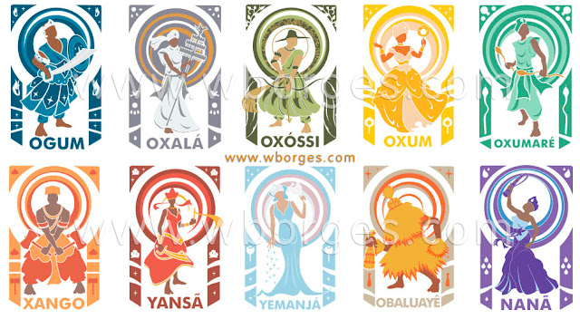 Wellington Borges's Artworks: Orixás