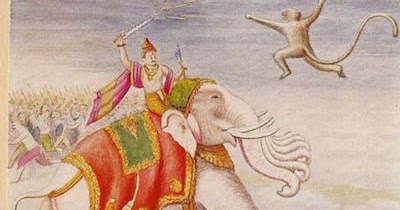 Tiny Tales: Traditional Stories in 100 Words: ~ 93. When Hanuman Was ...