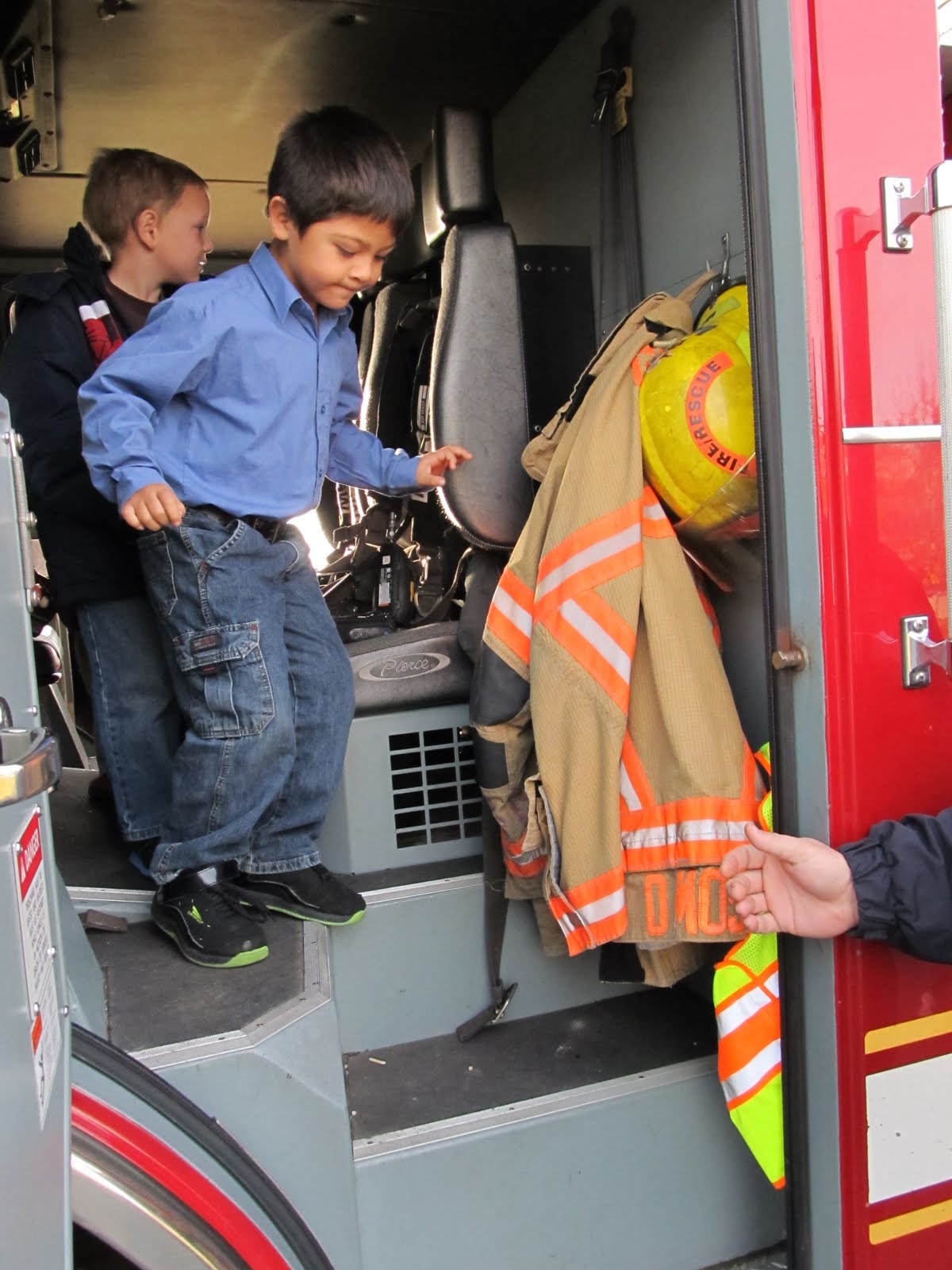 Mrs. Morgan's Kindergarten Class: Fire Department Visit