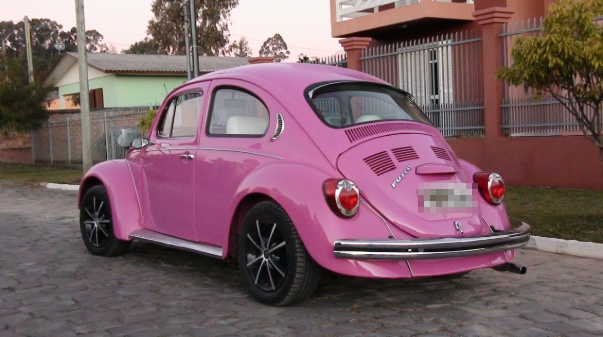 * Décadas de Fuscas.: Fusca Rosa Tunado.