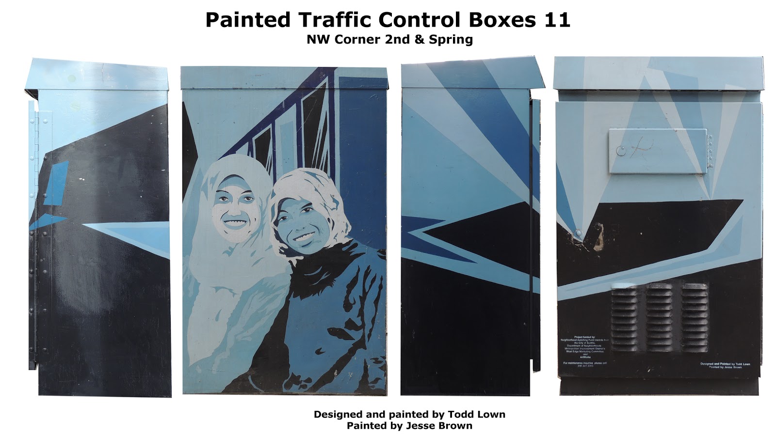 Travels with Cherri: Seattle's Painted Traffic Control Boxes 11