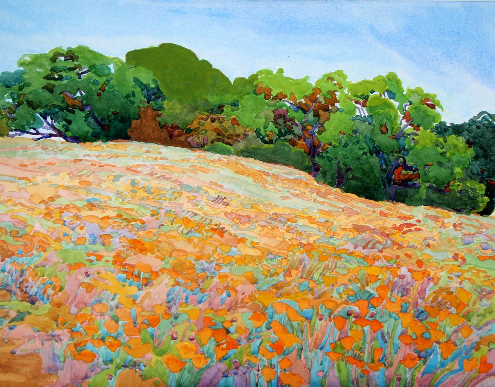 robin purcell california watercolors in the plein air tradition: Two ...