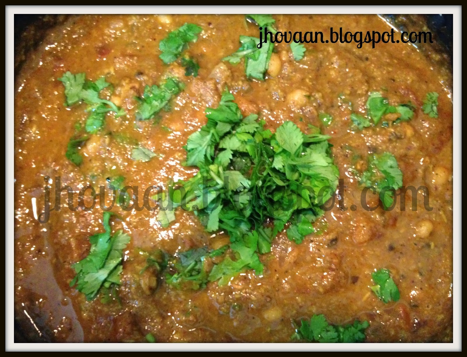 Jhovaan - Meal (in Konkani): Recipe : Maharashtrian Chawli Usal / Lobia ...