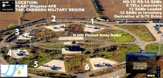 PLAAF SAM Site at Shigatse (Xigaze), TAR, China | Pakistan Defence