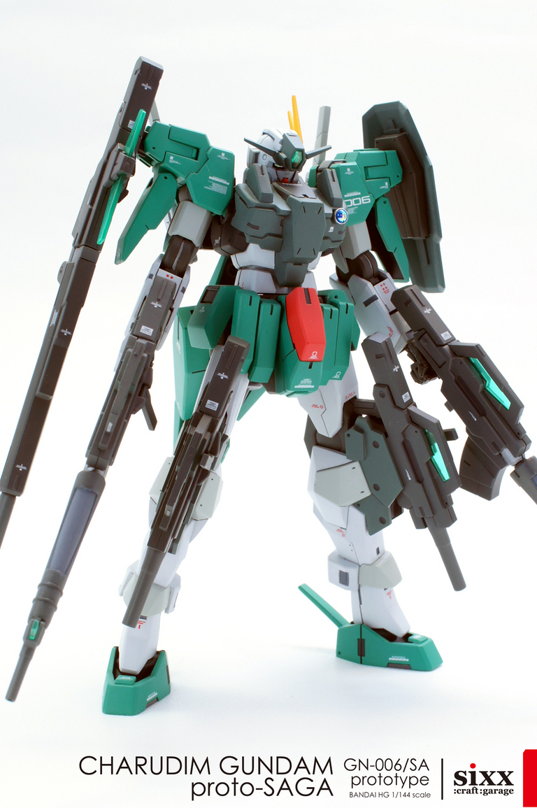 Custom Build: HGBF 1/144 Gundam Cherudim Saga Type GBF