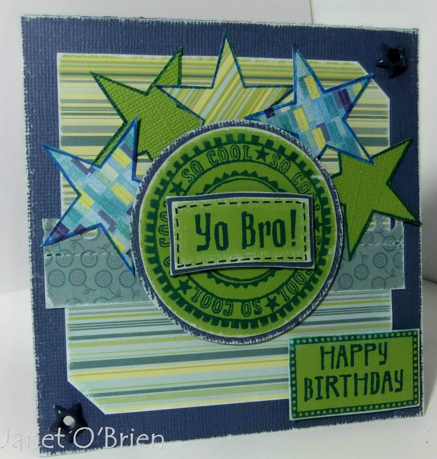 Paper, Card & Stamps: Yo Bro!