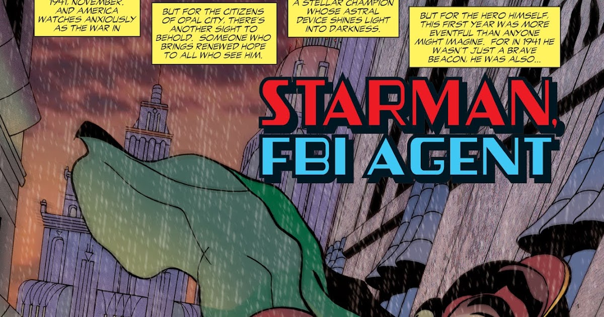 The Dork Review: Starman: FBI Agent