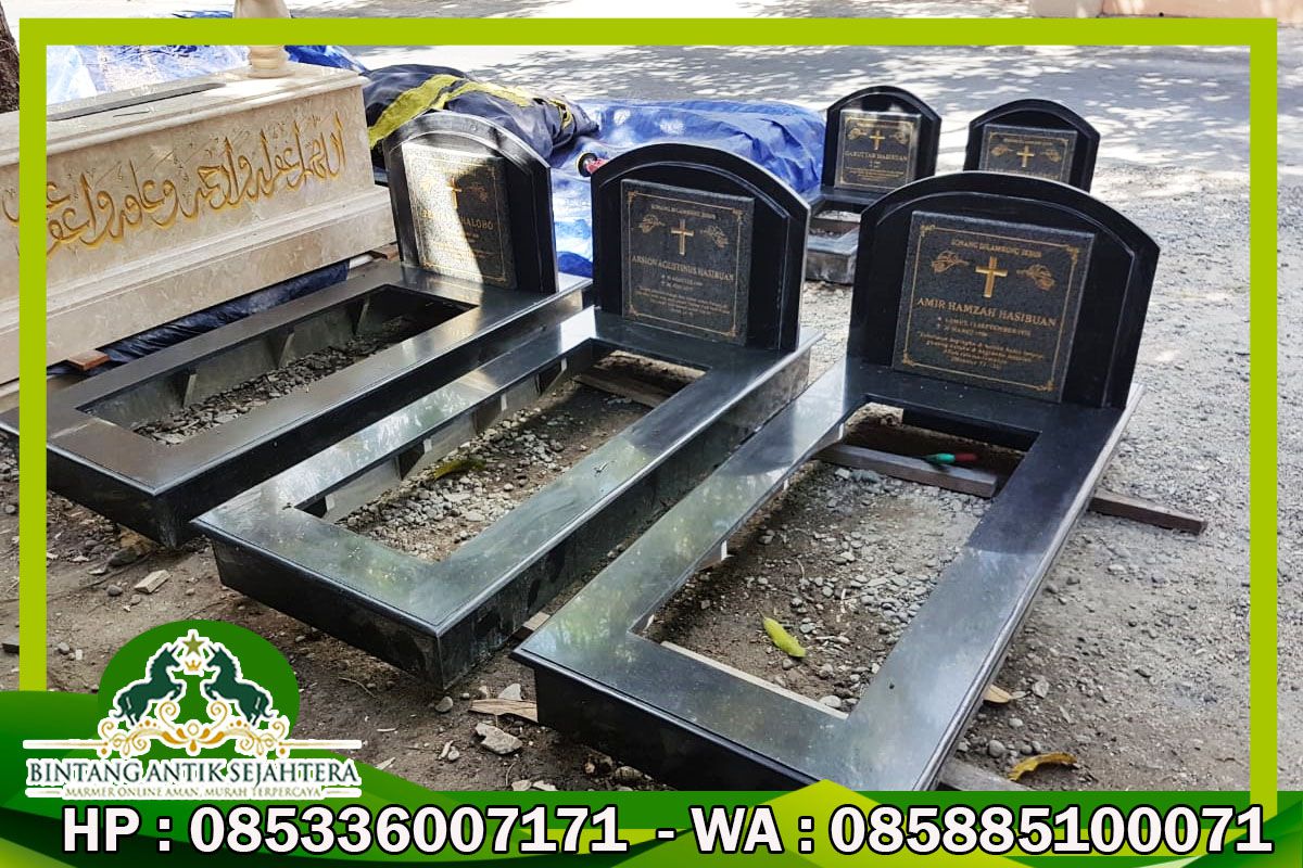 Kijing Granit Hitam Model Makam Pahlawan, Makam Batu Granit Minimalis ...
