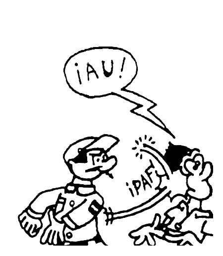 Comicuaderno: ¡Toma bofetón!