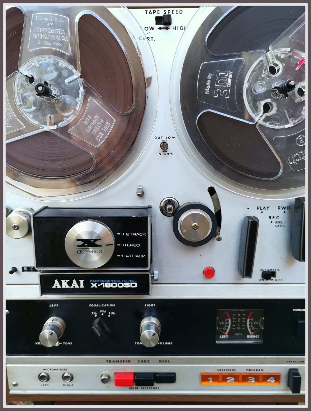 TOM's TECH TOYS: AKAI X-1800 SD REEL & 8-TRACK