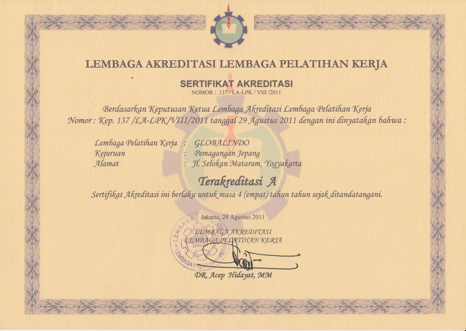 magang ke Jepang 2012