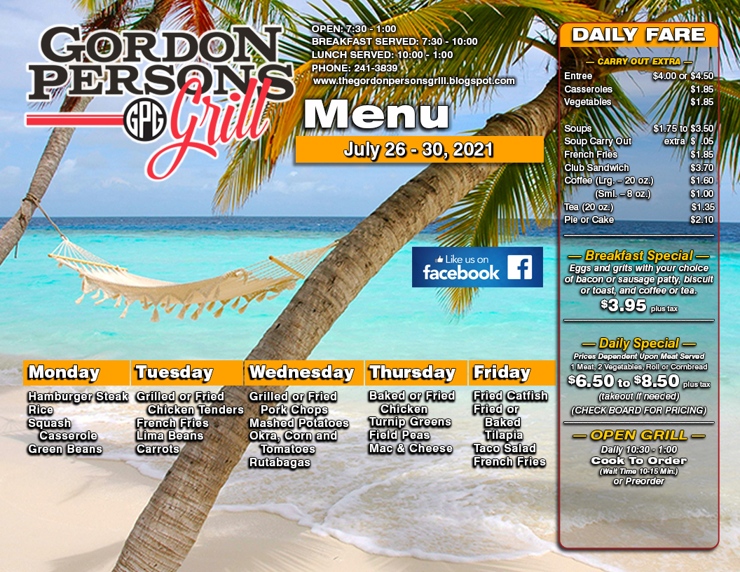 Gordon Persons Grill