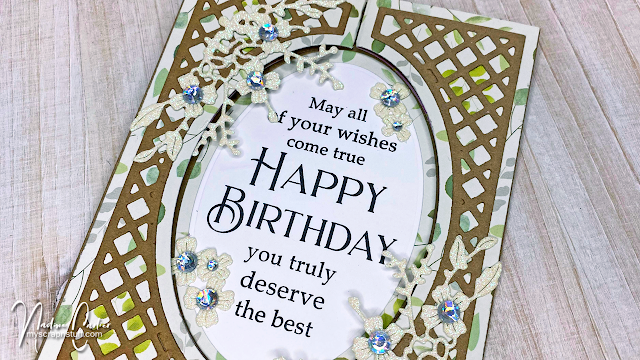 Gateway Fold Birthday Card ~ Nadine Carlier