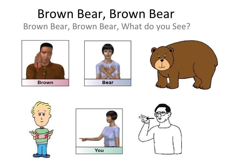 HearMyHands ASL: Brown Bear part 2 in Sign!
