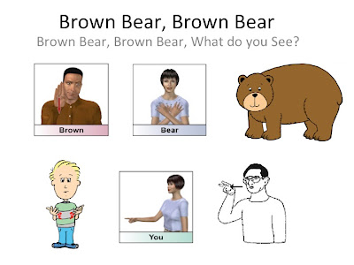 HearMyHands ASL: Brown Bear part 2 in Sign!
