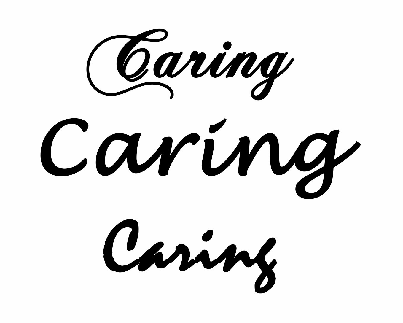Graphic Design: Caring: