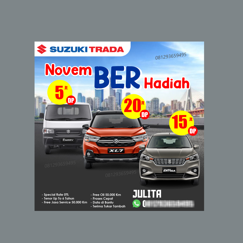 Contoh Desain Untuk Iklan Mobil di Instagram Ads - Ketikanku