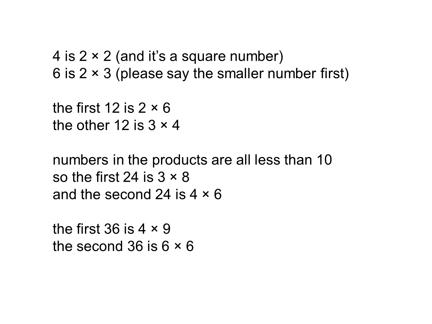 MEDIAN Don Steward Mathematics Teaching learning Times Tables By Rote MEDIAN Don Steward Mathematics Teaching learning Times Tables By Rote
