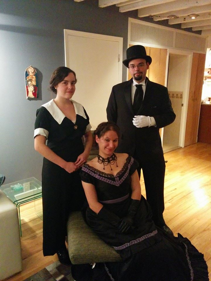 Post-Edwardian Mourning, plus Renoirs