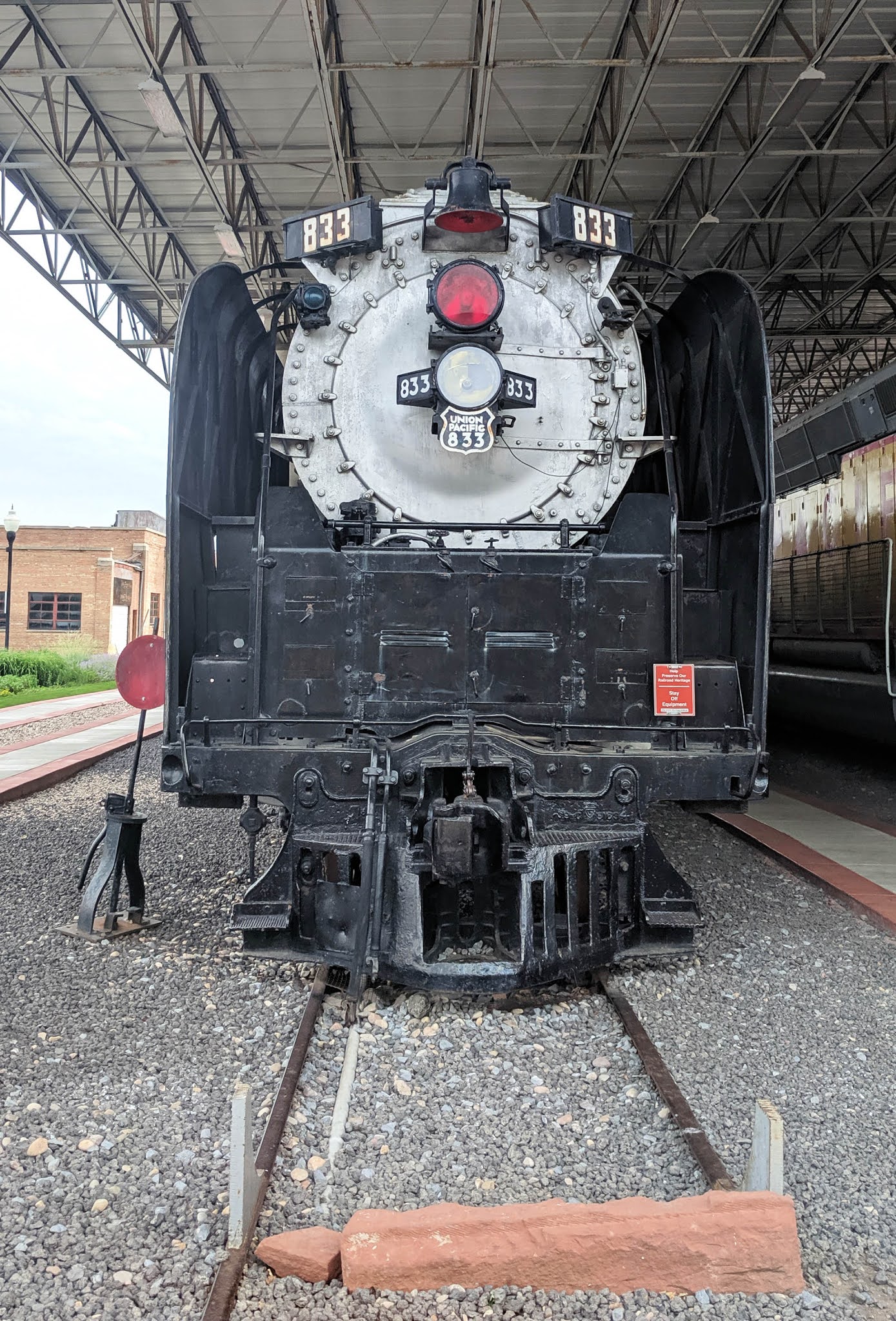 Rachel's SLC History: UP Steam Locomotive 833