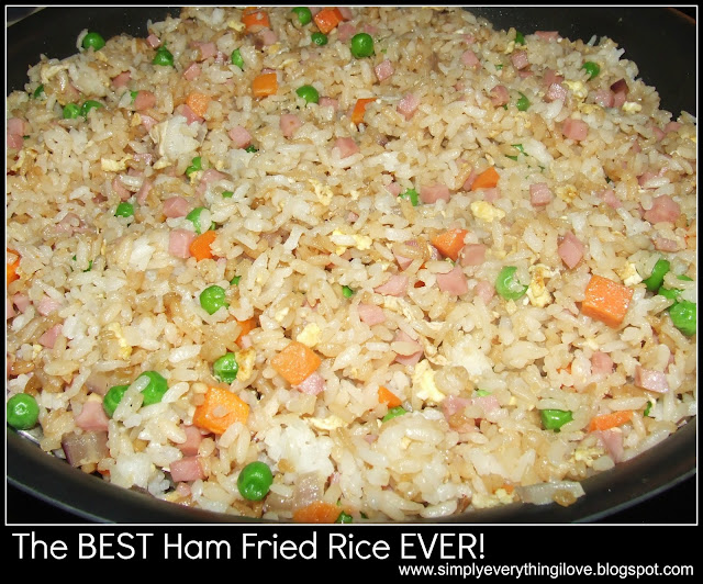 Simply Everthing I Love...: Best Ham Fried Rice EVER!