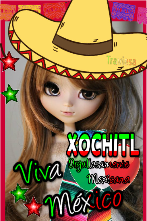 Imagenes, fantasia y color: MUÑEQUITAS CON NOMBRES EDICION ESPECIAL VIVA MEXICO.