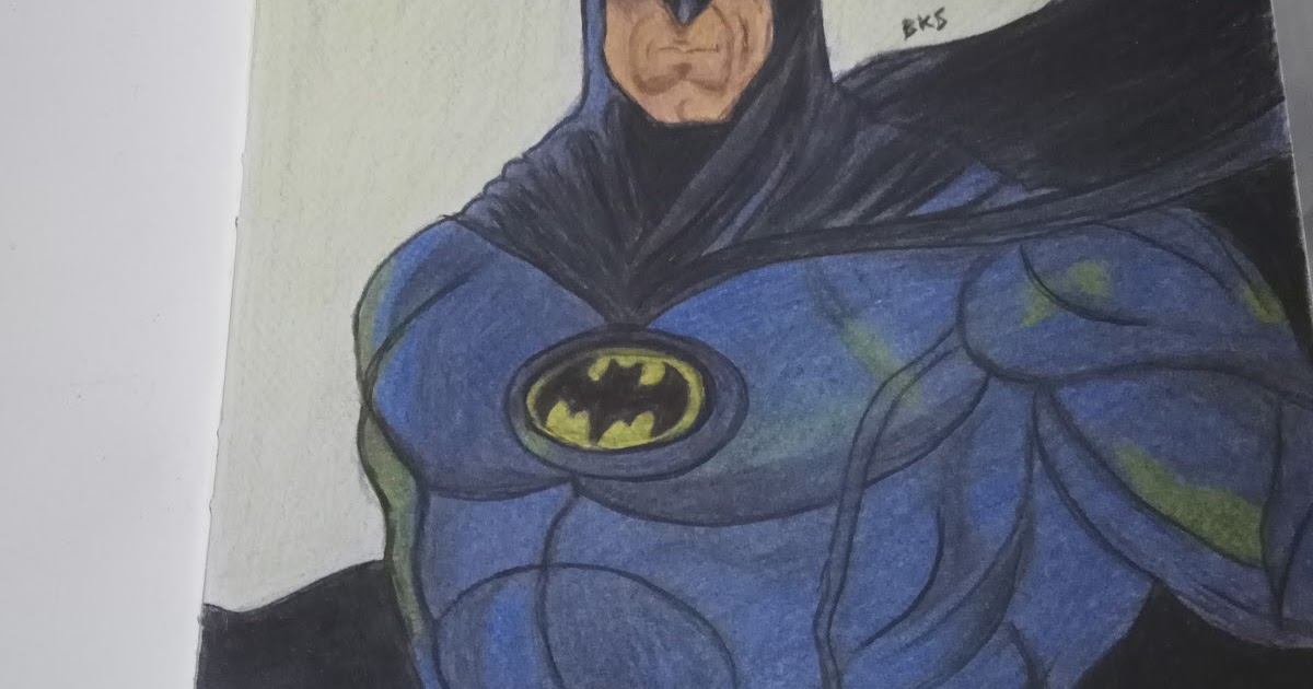BATMAN COLORED PENCIL ART
