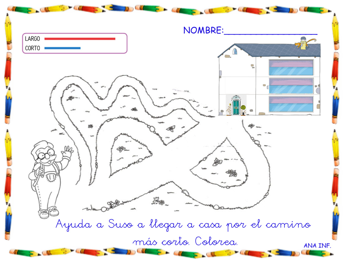 INFANTILES DE ANA V.: CONCEPTOS: LARGO/CORTO