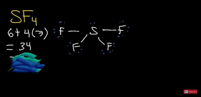 SF4 Lewis Structure ,Valence Electrons,Formal Charge||Lewis Structure ...