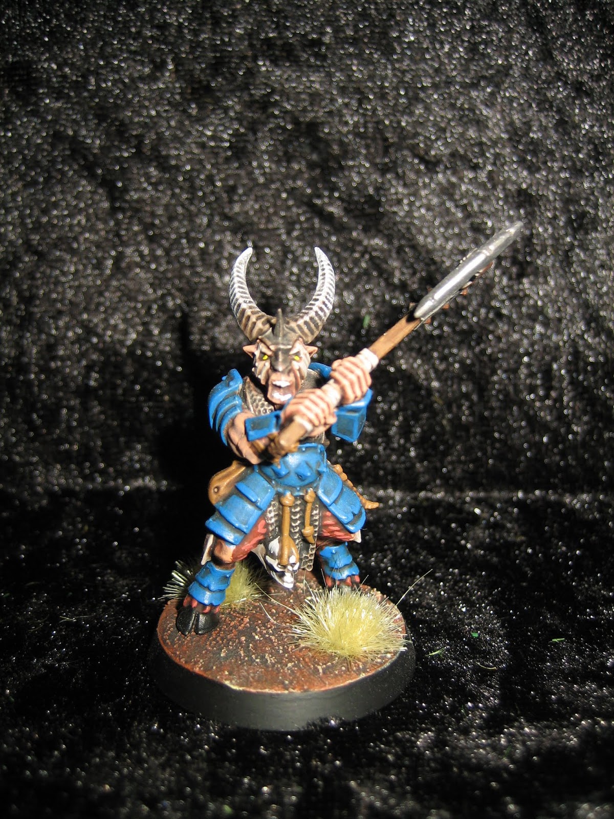 Making miniatures with Mario: Beasts of Chaos : Bestigor Herd test ...