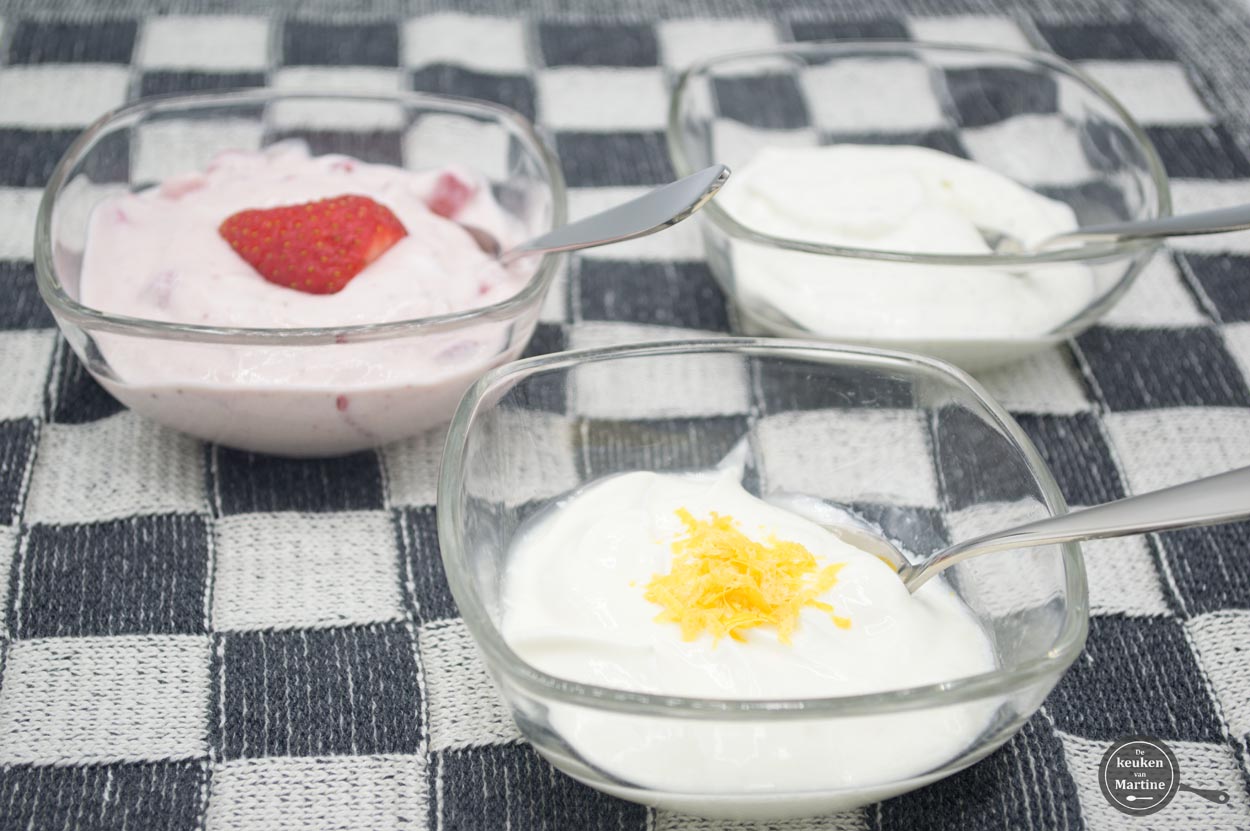 Kwark of yoghurt met...