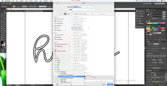 Saving Adobe Illustrator Files for Silhouette Studio (SVG and DXF ...