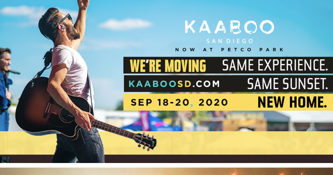 SanDiegoVille: San Diego's KAABOO Festival Relocating To Petco Park ...
