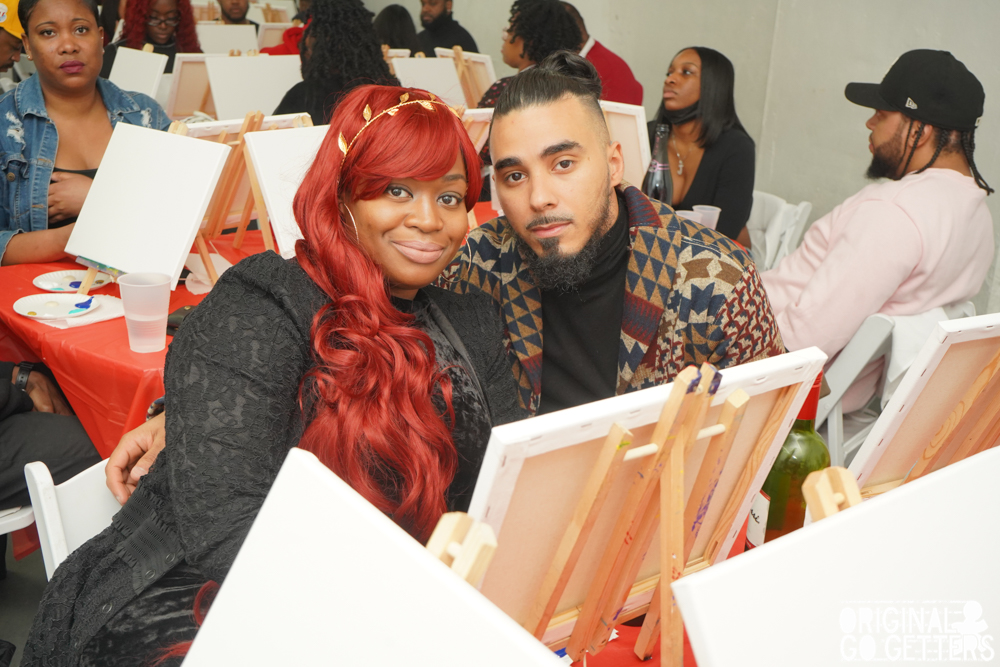 OriginalGoGetters: Paint sip and vibe 2-14-2021