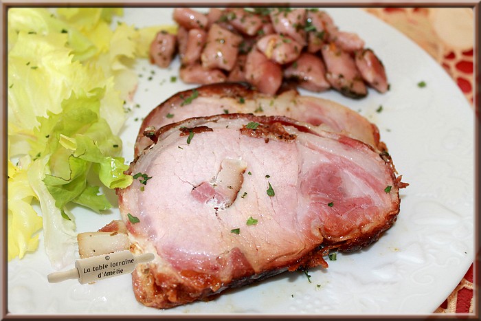 LA TABLE LORRAINE D'AMELIE: Rôti de porc vosgien aux gnocchis de Rouge ...