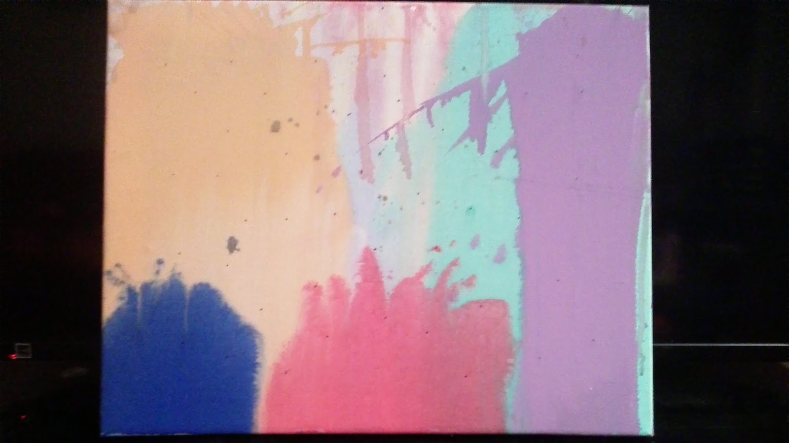 5 Ways of painting without a paint brush: #4 Balloon Dart Painting